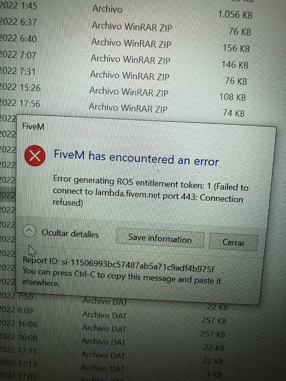 Error generating ROS entitlement token - FiveM Client Support - Cfx.re Community