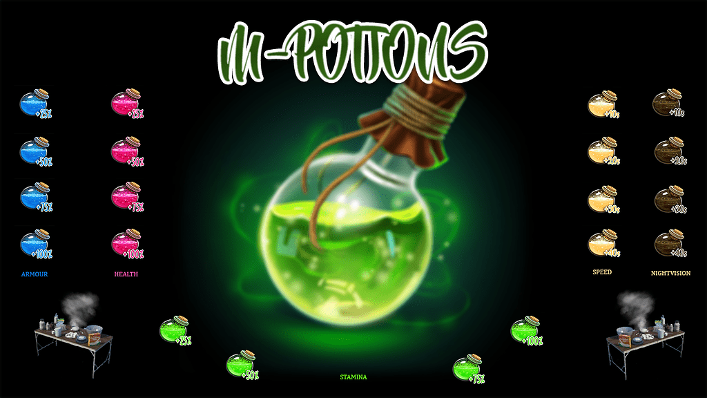 [PAID] [QBCORE] - m-CraftPotion - Create Potions | Effects | Experience ...