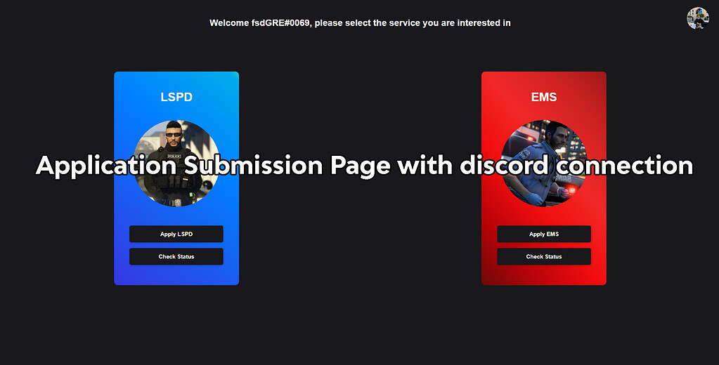 Service application panel - FiveM Releases - Cfx.re Community