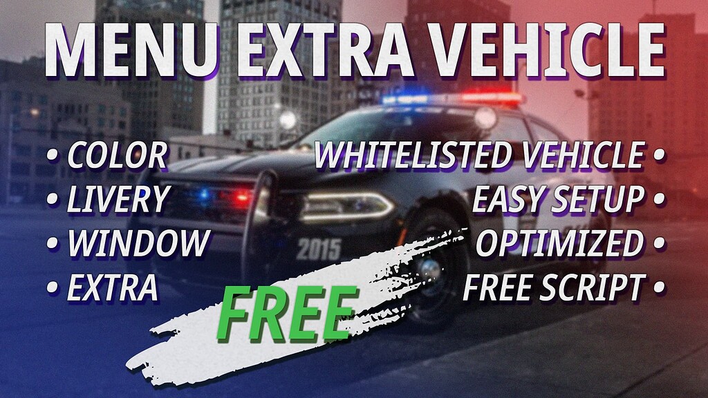 [FREE][ESX] 🚓 Menu Extra (police) - FiveM Releases - Cfx.re Community