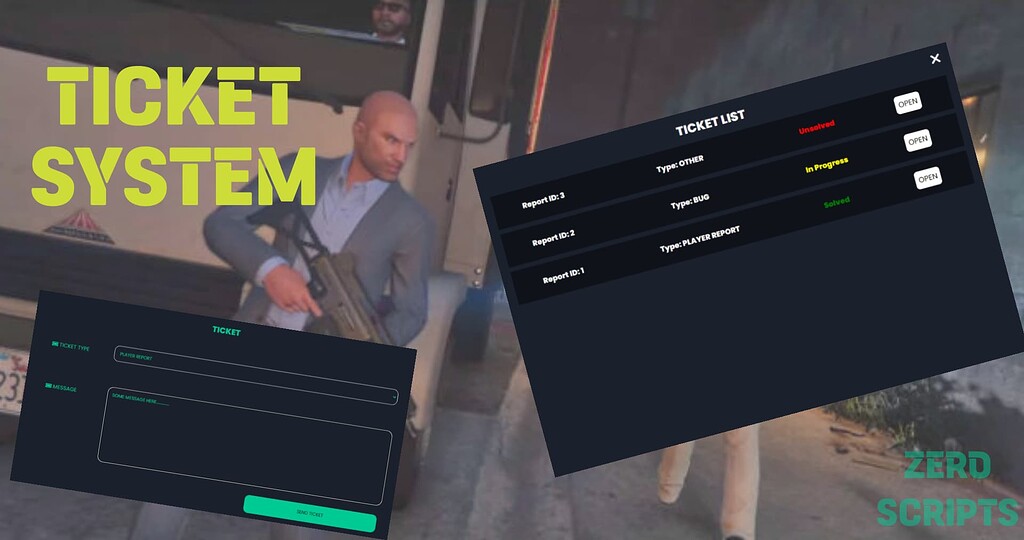 Ticket System - FiveM Releases - Cfx.re Community