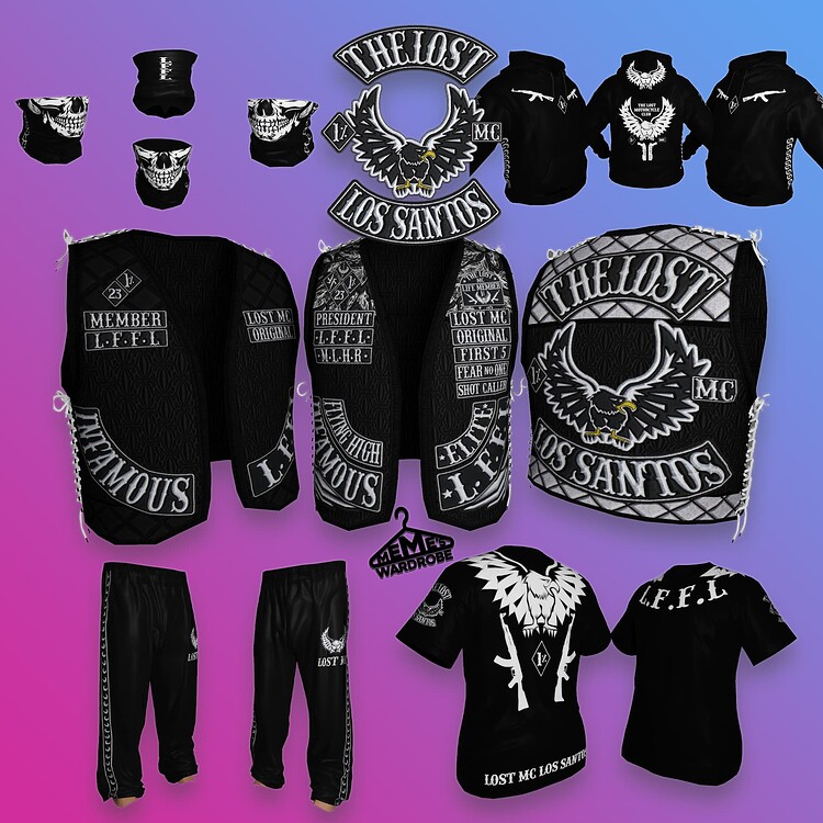 [PAID][LOST MC] The Lost MC Los Santos Clothing Package! - FiveM ...