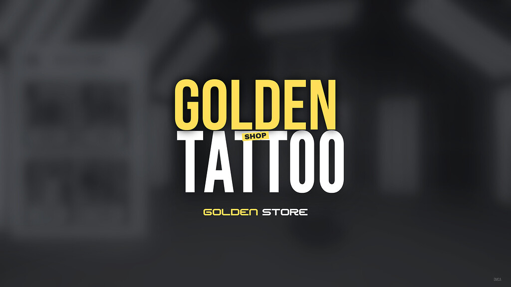 Golden | Tattoo Shop (QBCore) - FiveM Releases - Cfx.re Community