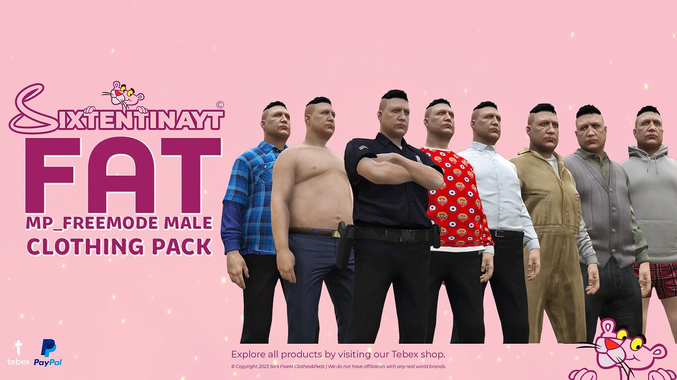 Fat Female/Female Clothing Pack [UPDATE] - FiveM Releases - Cfx.re ...
