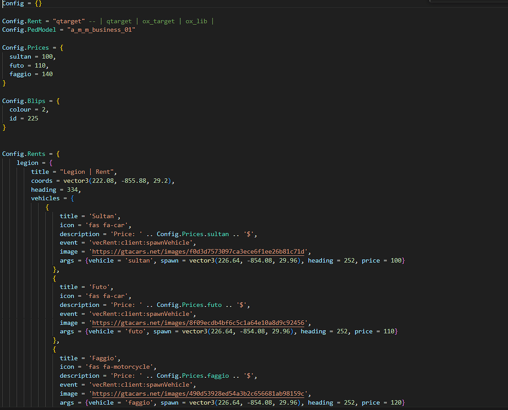 [ESX] [Q/OX TARGET] [OX_LIB] Rent a car - FiveM Releases - Cfx.re Community