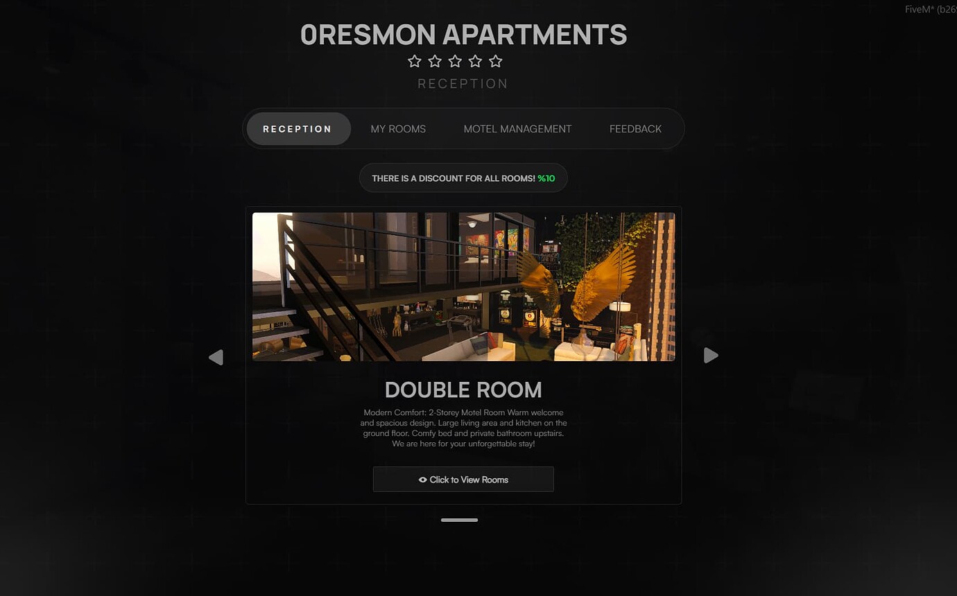Advanced Motel Apartment System + Maps (283 Room) - FiveM Releases ...