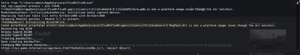 F8 console errors on FiveM start up - Resource Support - Cfx.re Community