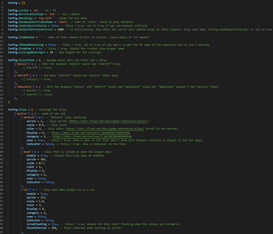 [ESX] esx_tk_tracker - Job GPS System (Police Blips) - FiveM Releases ...
