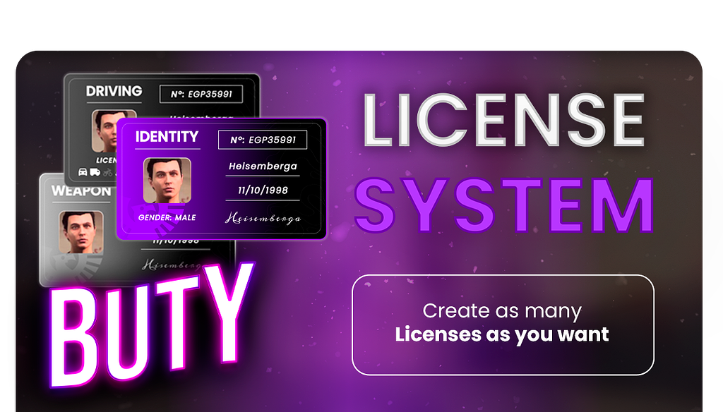 License Cards: ID, Driving, Weapons, Custom... [QB/ESX] - FiveM ...