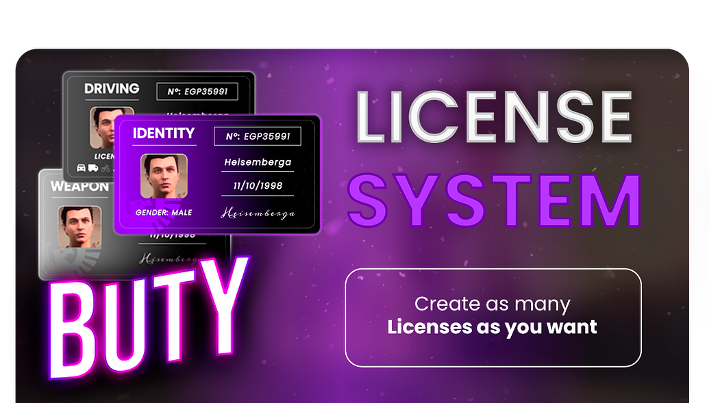 License Cards: ID, Driving, Weapons, Custom... [QB/ESX] - FiveM ...