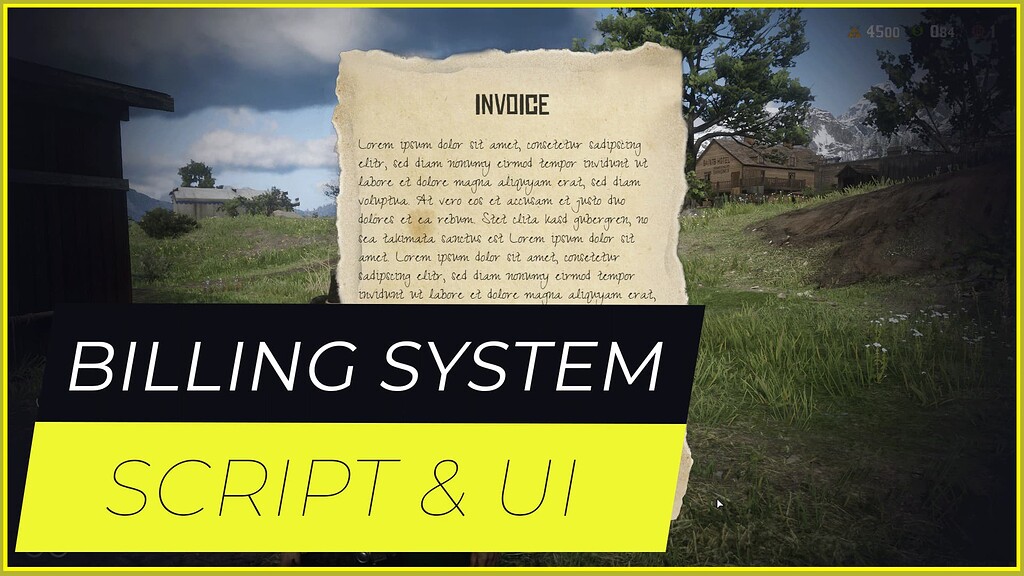 [PAID] DL ADVANCEDBILLING - Create Private and Job Bills [VORP] - RedM ...