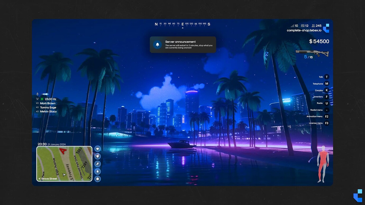 🕹️Complete Hud V2 | Pause menu/Body health/Settings and more! - FiveM ...