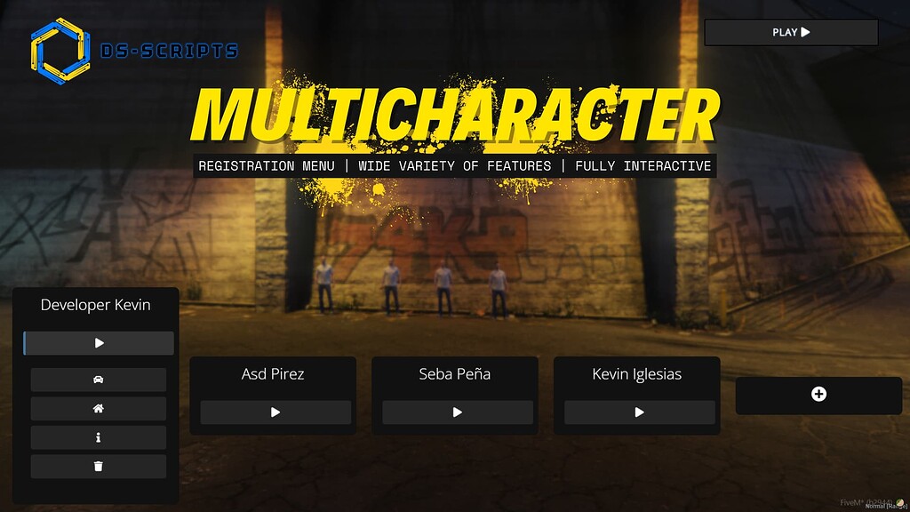 🚀 Multicharacter + Identity UI | ANOTHER STYLE FULL INTERACTIVE | QB-ESX - FiveM Releases - Cfx ...