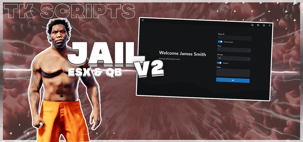 [ESX & QB] tk_jail - Prison System V2 - FiveM Releases - Cfx.re Community