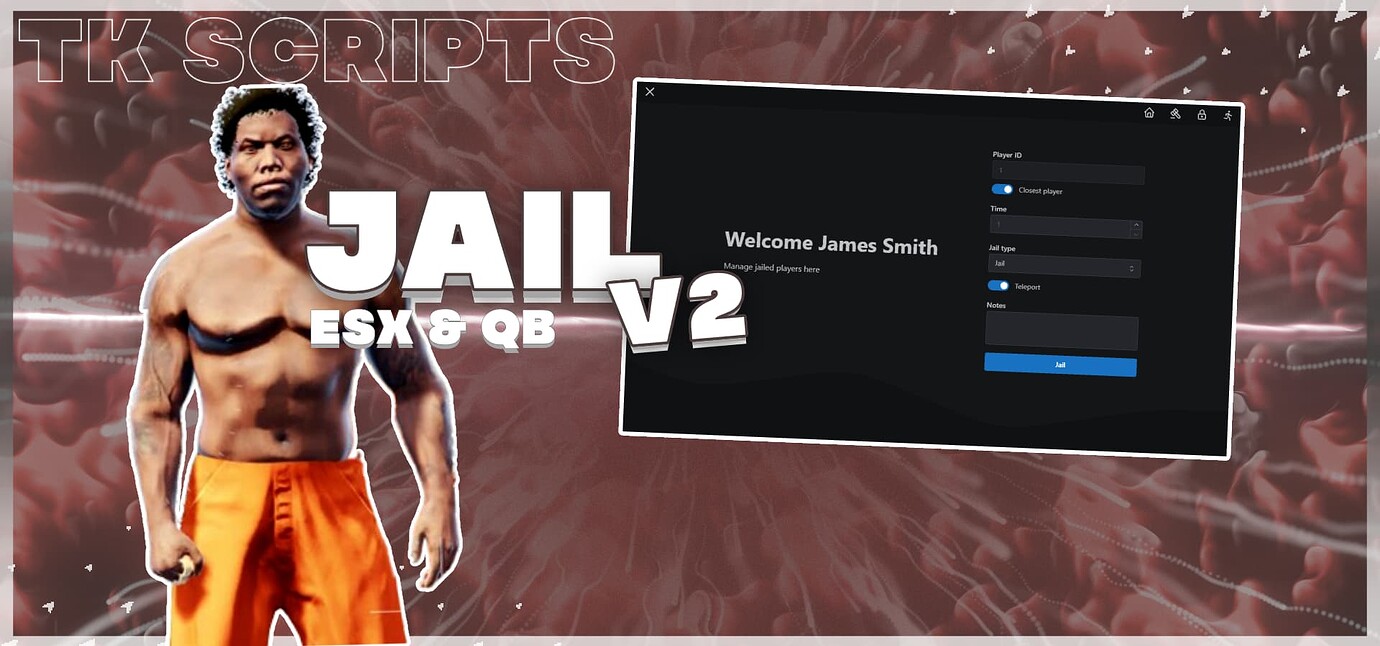 [ESX & QB] tk_jail - Prison System V2 - FiveM Releases - Cfx.re Community