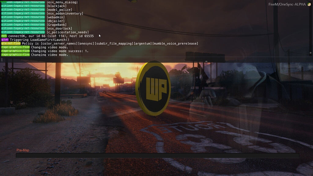 Stuck on Loading Screen, Mods havent downloaded, "Pre-Map" - FiveM ...