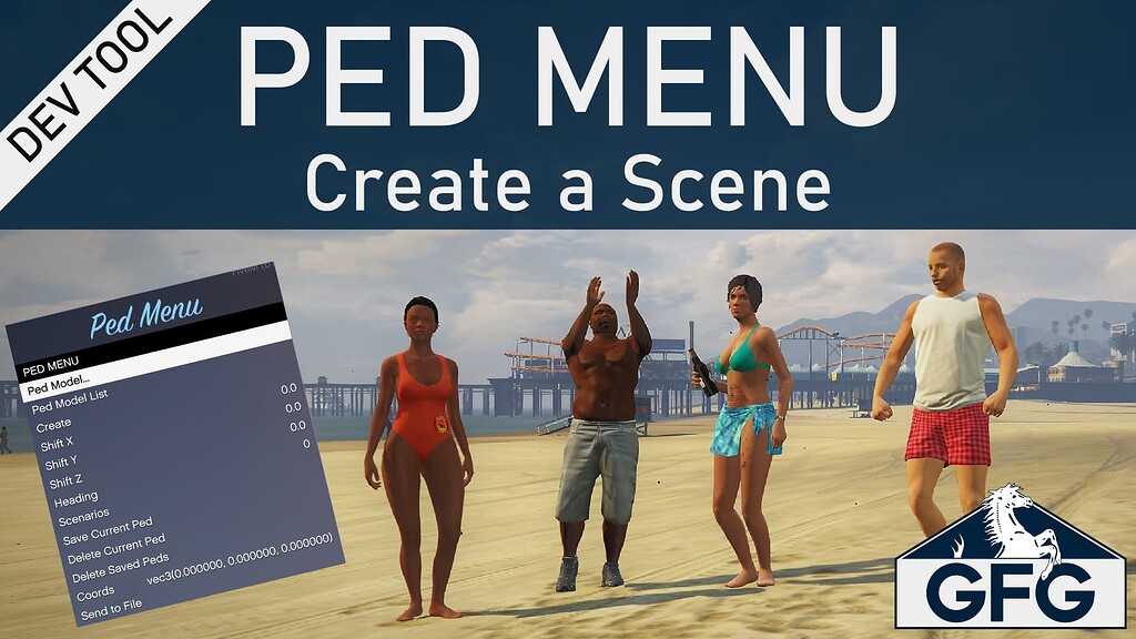 [DEV TOOL] [PAID] GFG Ped Menu [STANDALONE] - Releases - Cfx.re Community