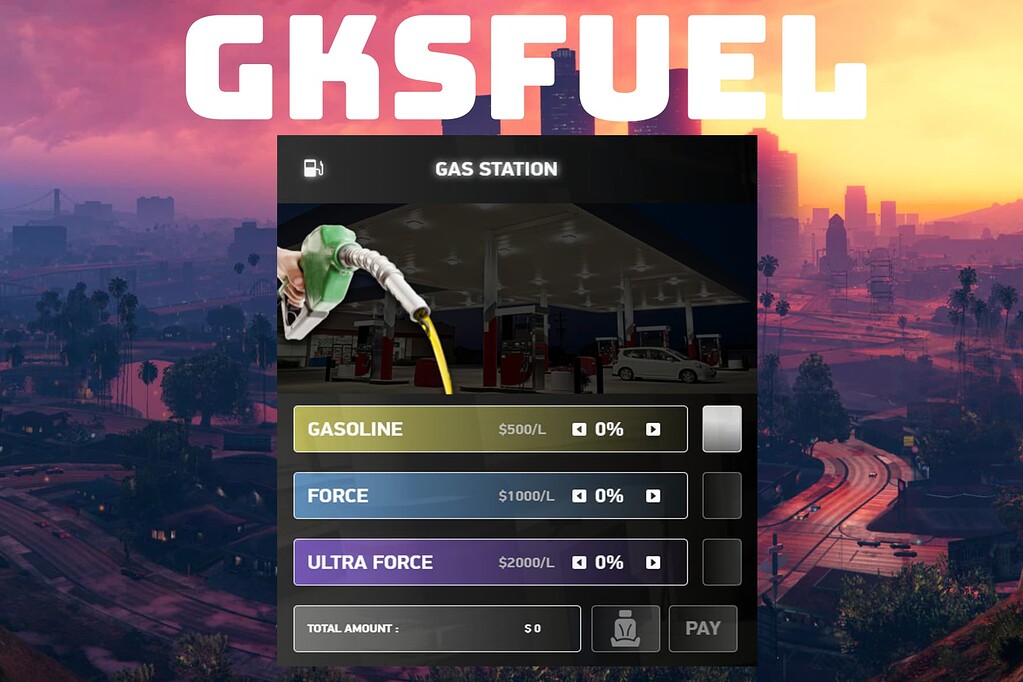 [PAID] GKS FUEL | Advanced fuel system [ESX/QBCORE/Standalone] - FiveM ...