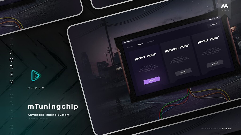 CodeM mTuningchip ( Advanced Tuning System ) - FiveM Releases - Cfx.re ...