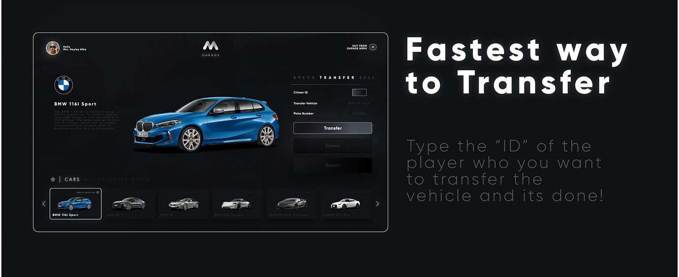 CodeM - mGarage ( Advanced Garage System ) ESX - QB - FiveM Releases ...
