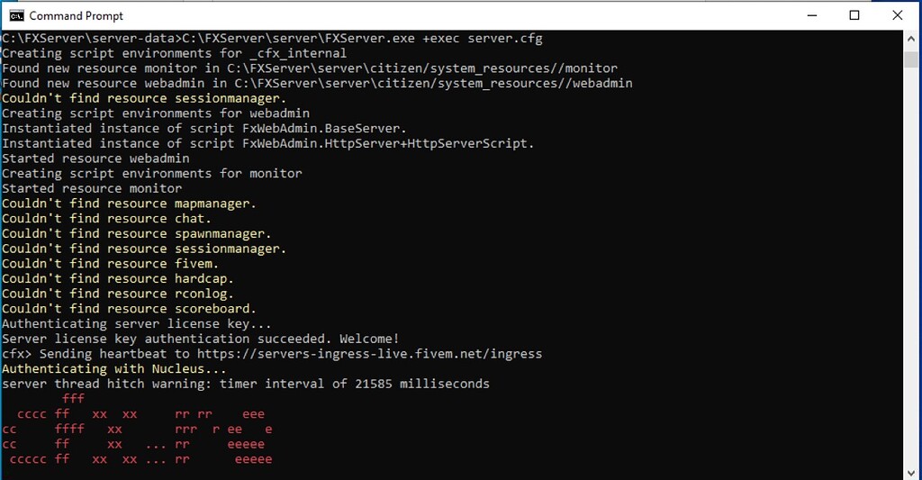 "Couldn't find resource sessionmanager" - Resource Support - Cfx.re ...