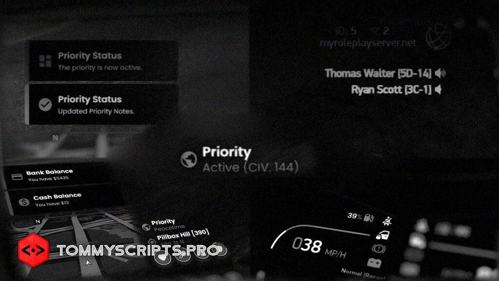 [PAID] [QBCORE] Tommy's HUD - FiveM Releases - Cfx.re Community