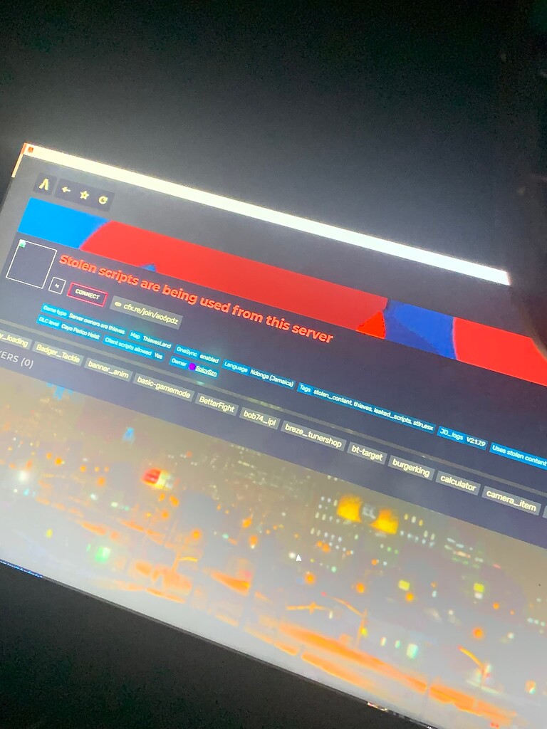 Stolen scripts server name - Server Discussion - Cfx.re Community