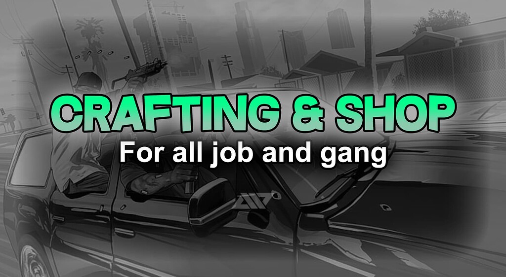 [PAID] [ESX/QBCore] - CRAFTING & SHOP FOR ALL JOB OR GANG - FiveM ...