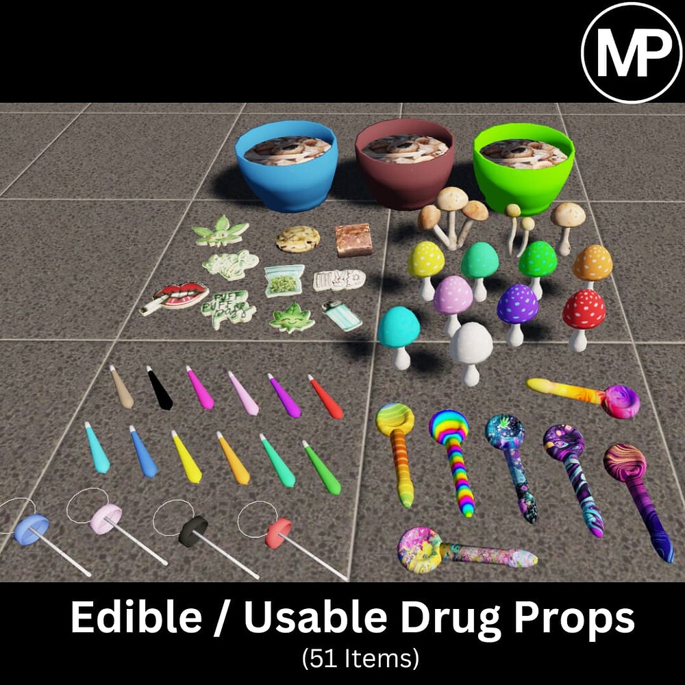 [NEW] Drug Props | Weed Props | Edible Drugs - FiveM Releases - Cfx.re ...