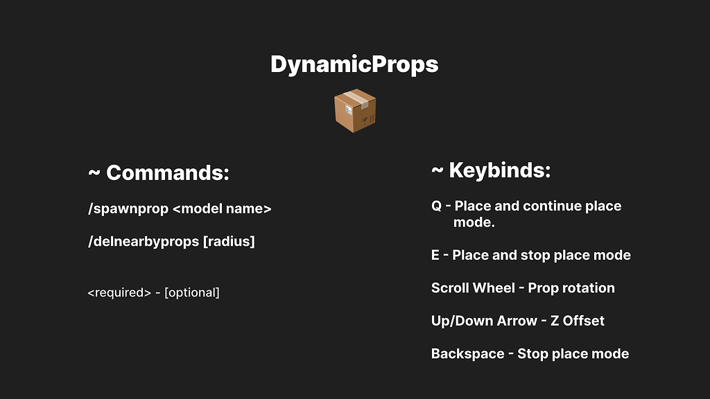 [PAID] [Standalone] DynamicProps - FiveM Releases - Cfx.re Community