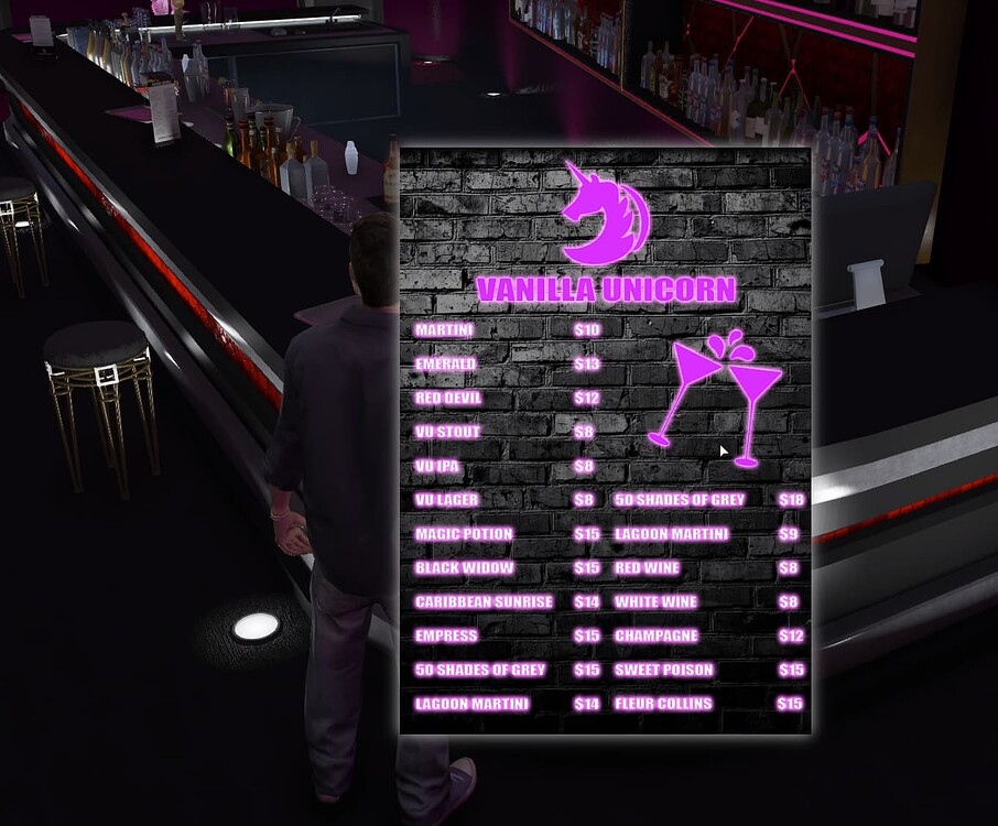Vanilla Unicorn | Custom Drink Props & Business Script - FiveM Releases ...