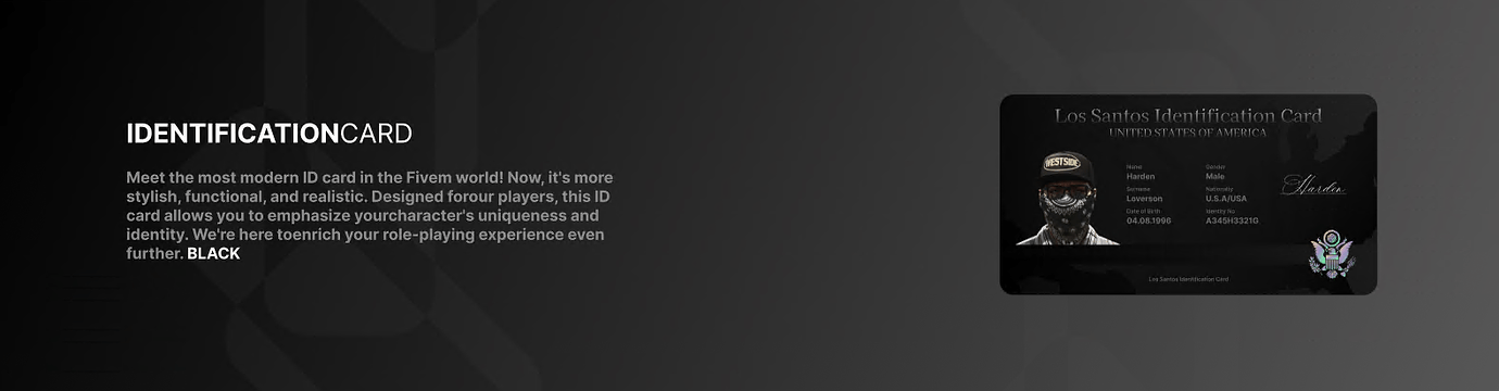 Modern ID Card Script - FiveM Releases - Cfx.re Community