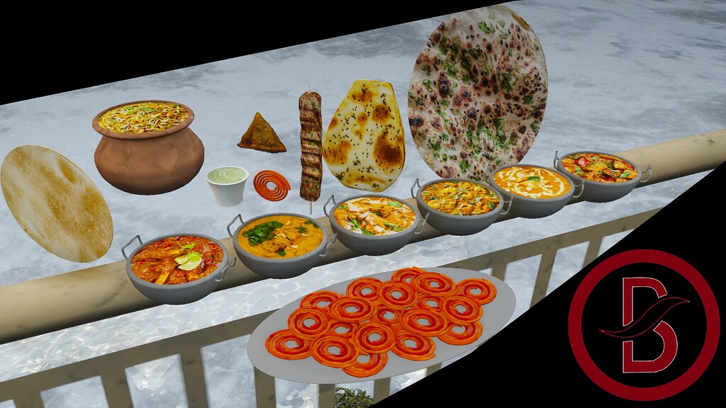 Indian Food Props - FiveM Releases - Cfx.re Community