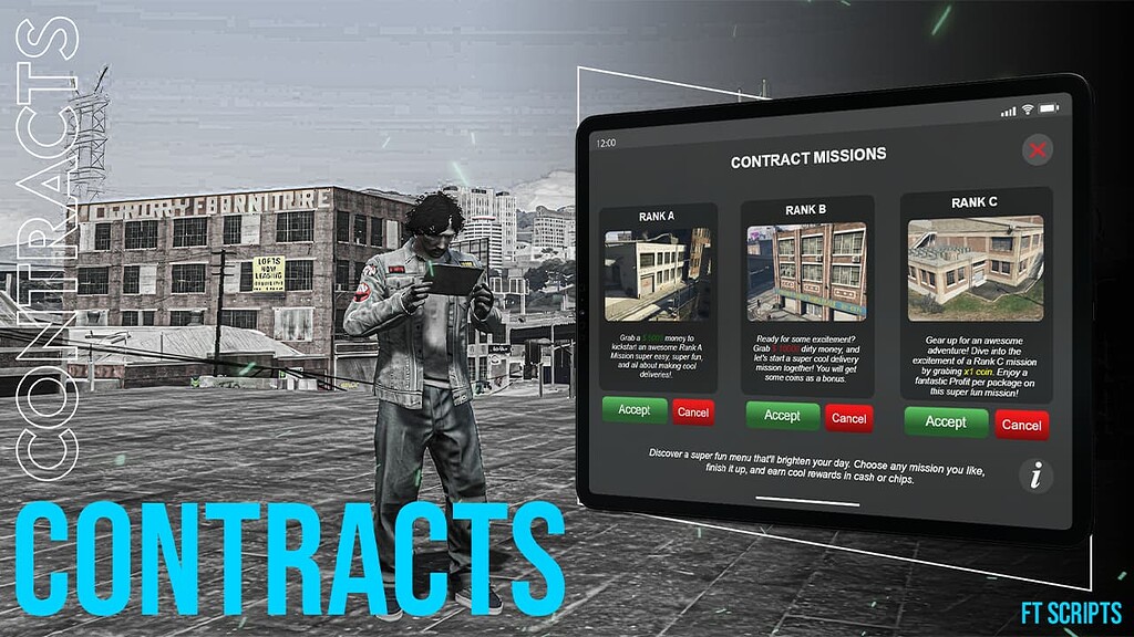 [Release] [ESX]/[QB] Contract Missions - Rank System - - FiveM Releases ...