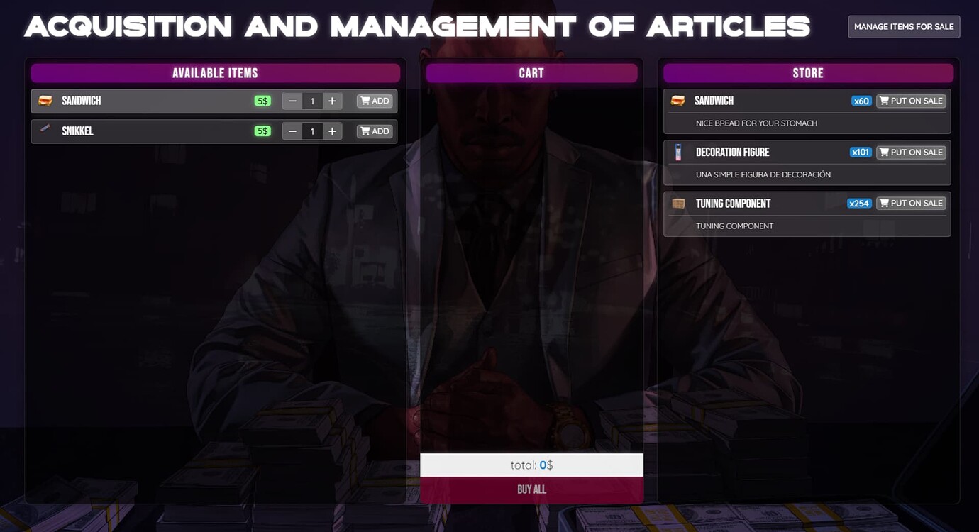 Origen Job Creator & Business System - QBCore & ESX Available! - FiveM ...