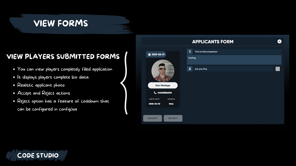 Job Application System | Ingame Forms Creator | [QB / ESX] - FiveM ...
