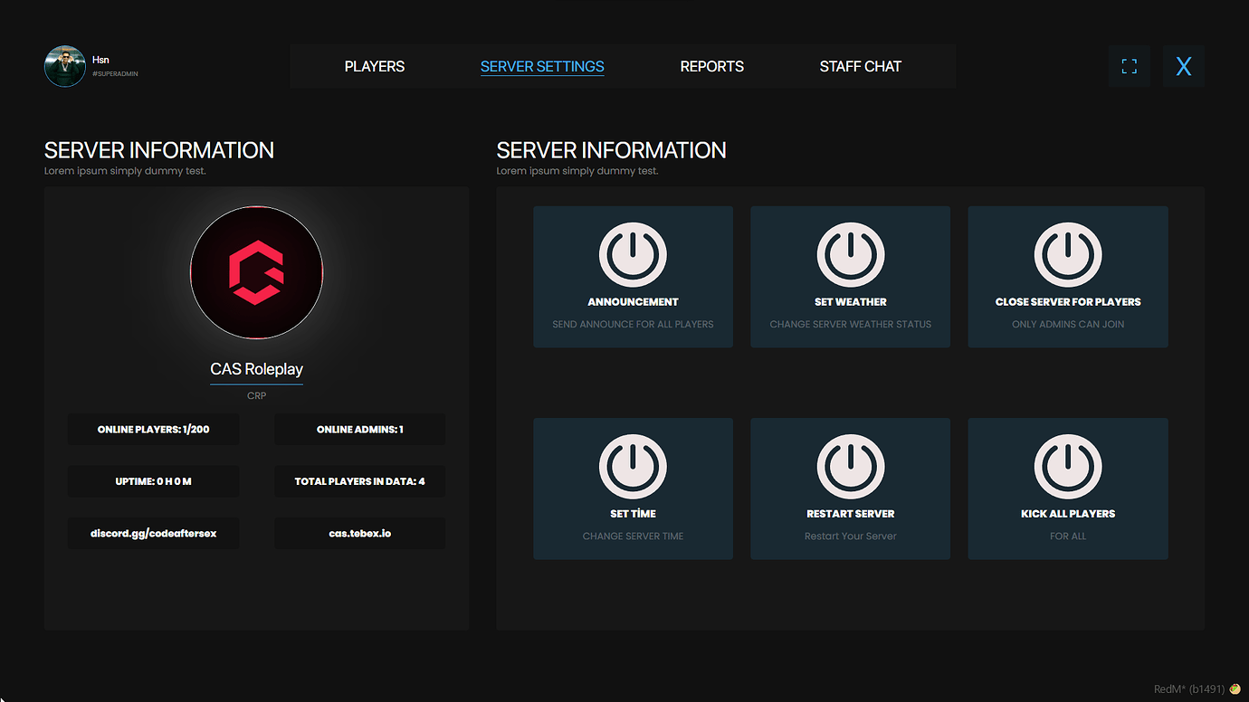 [RSG AVAILABLE & VORP] Code After S*x Advanced Admin Menu V2 (Discord ...