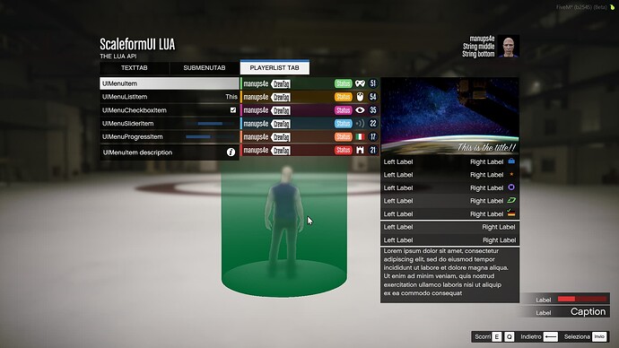ScaleformUI - A lightweight, fast and fun API - Page 4 - Releases - Cfx.re Community