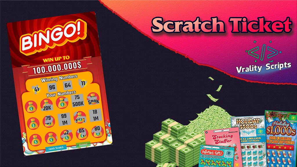 [RELEASE] [PAID] [ESX / QBCore / Standalone] Scratch Ticket V1.0 ...
