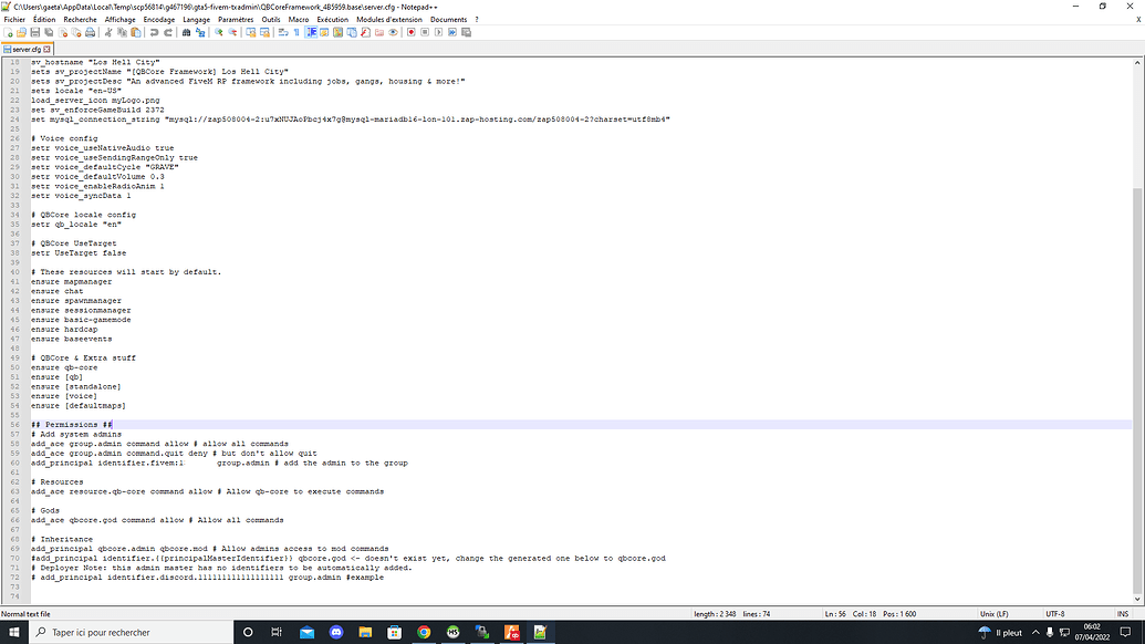 Qbcore admin issues - Server Discussion - Cfx.re Community