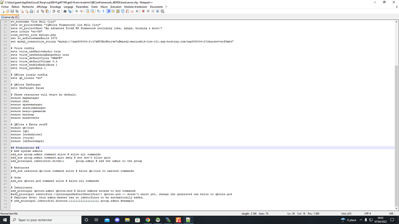 Qbcore admin issues - Server Discussion - Cfx.re Community