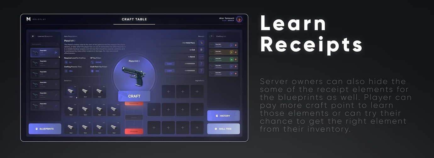 CodeM mCraft v2 ( Advanced Craft System ) - FiveM Releases - Cfx.re ...