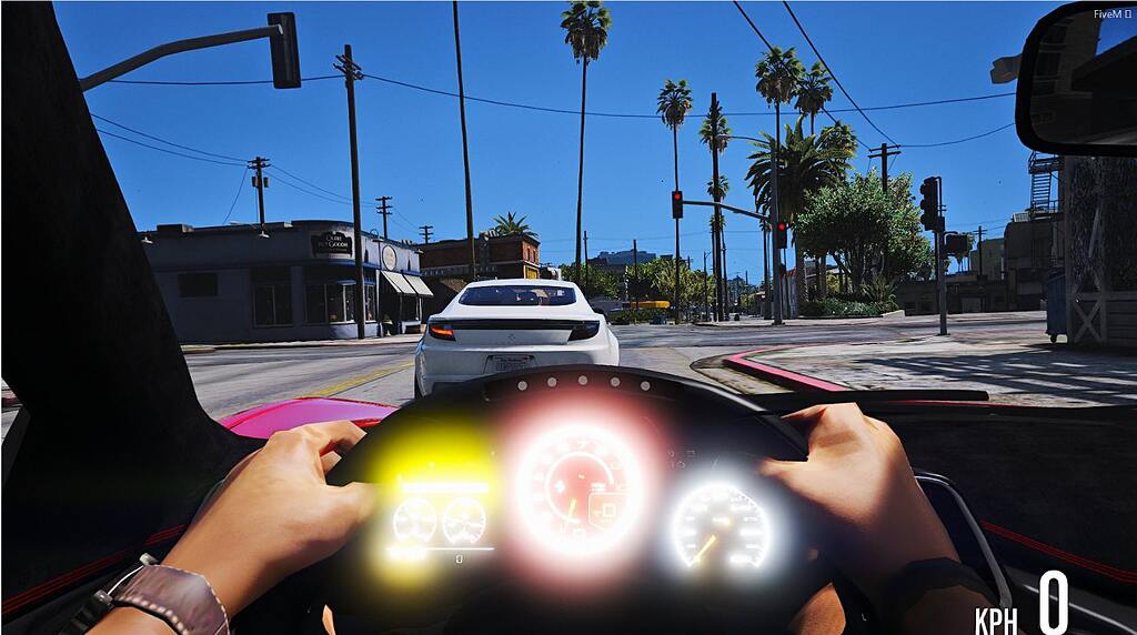 Speedometer light is so flashy [fivem-qbus] - FiveM Client Support ...