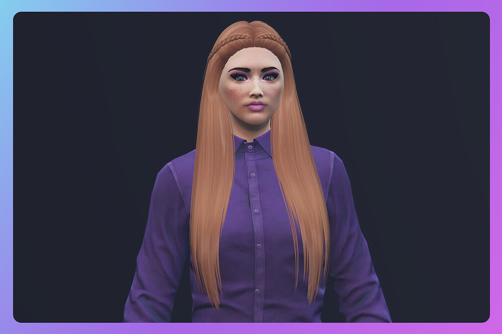 [Release] Long sleek hairstyle with 2 small braids for MP Female ...