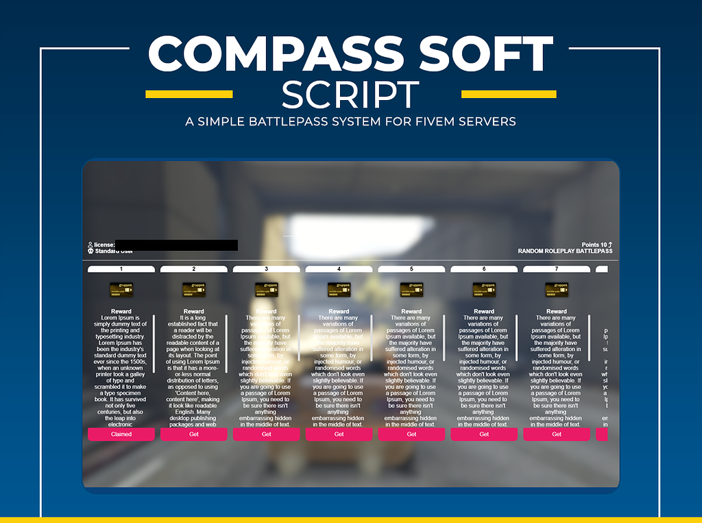 [ESX & QB] [FREE] cs-battlepass system - FiveM Releases - Cfx.re Community
