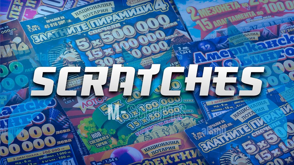 [QB] [FREE] - m-Scratches - Rewards - Webhooks and more! - FiveM ...