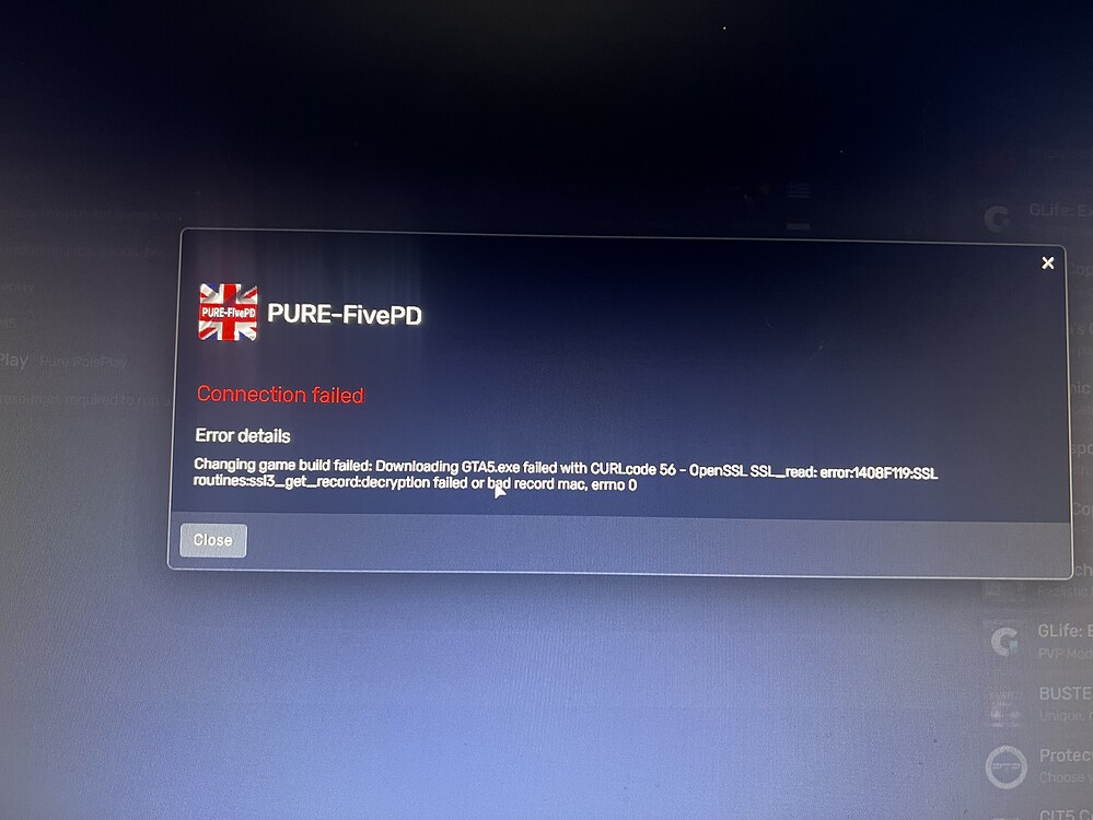 Keep getting a change game build failed error on fivem - Resource ... Keep getting a change game build failed error on fivem - Resource ...