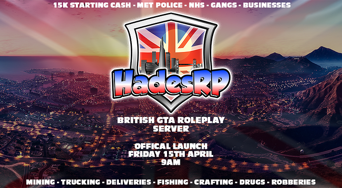 🎉 HadesRP | British Roleplay Server | Serious Roleplay | Join Today ...
