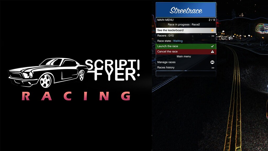 [PAID][STANDALONE] Scriptifyer Racing - FiveM Releases - Cfx.re Community
