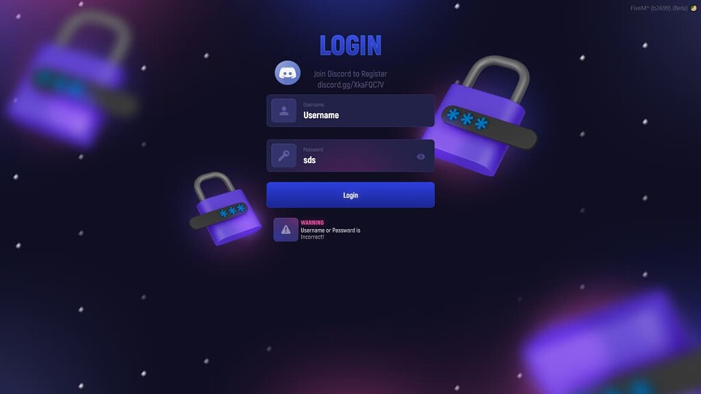 STG Login (Login System) ESX - QB - FiveM Releases - Cfx.re Community